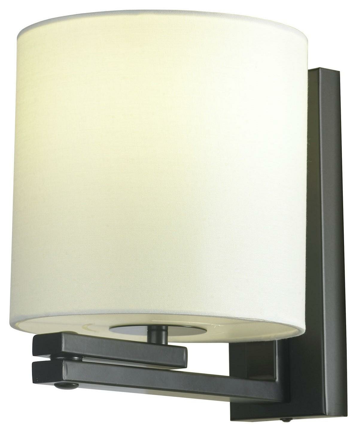 Бра Lussole Cozy LSP-8811 цвет черный На монтажной пластине Модерн