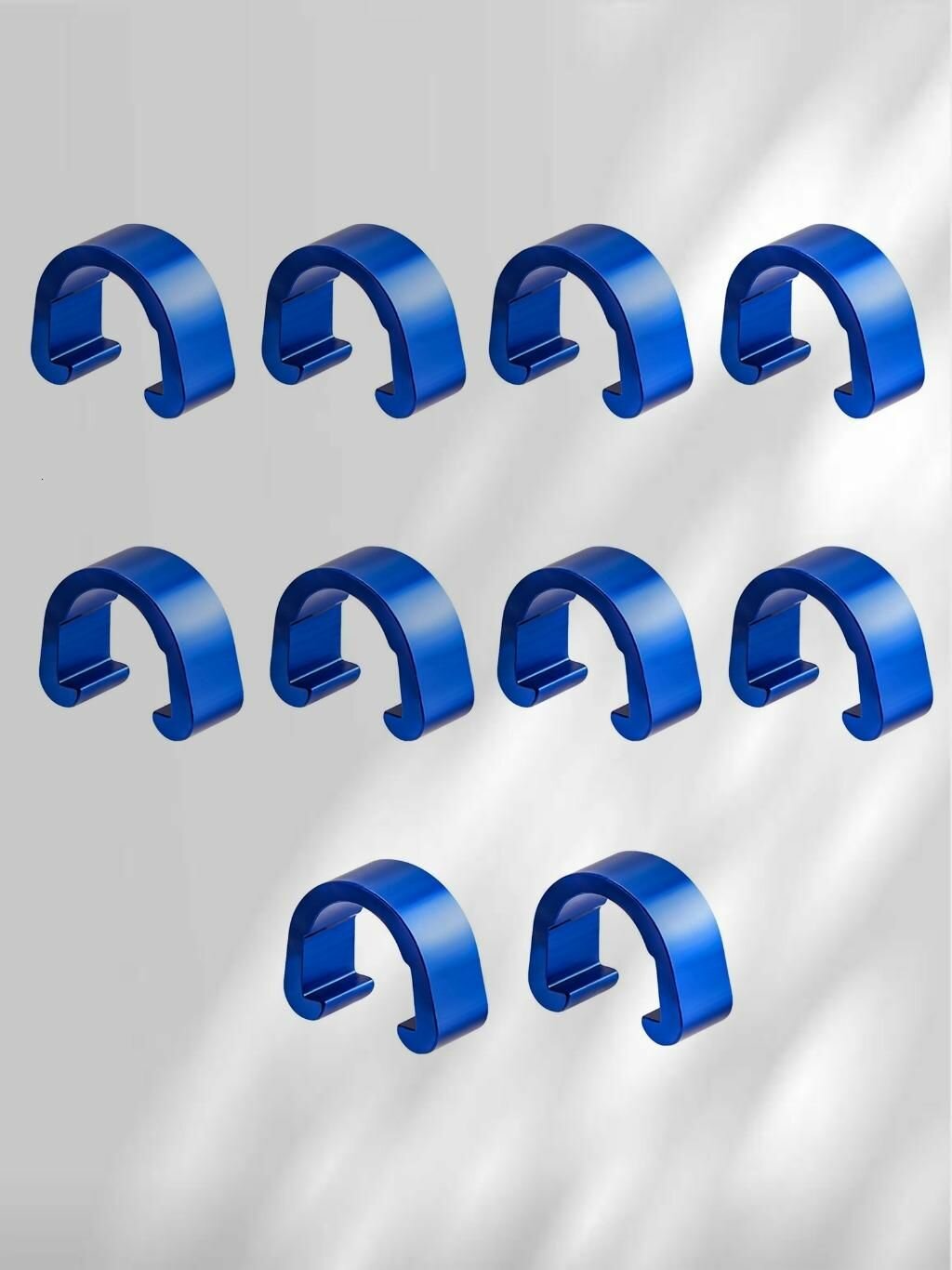 Алюминиевые клипсы для тросиков велосипеда, Синий