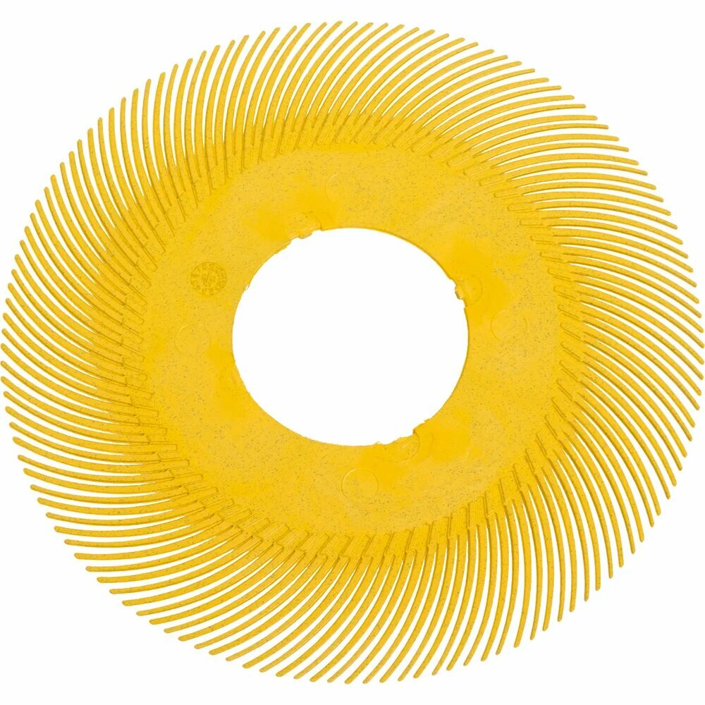 Зачистной круг 3М Scotch-Brite Bristle BB-ZB тип C P80 (желтый) D150мм, 5шт 33055 шлифовальный круг для металла