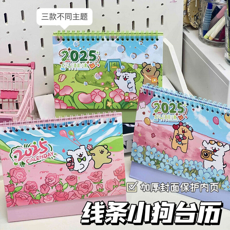 Календарь-планер с милыми рисунками, настенный календарь с перелистываемыми страницами, годовой календарь, свежий график посещений, блокнот для заметок, напрямую от производителя