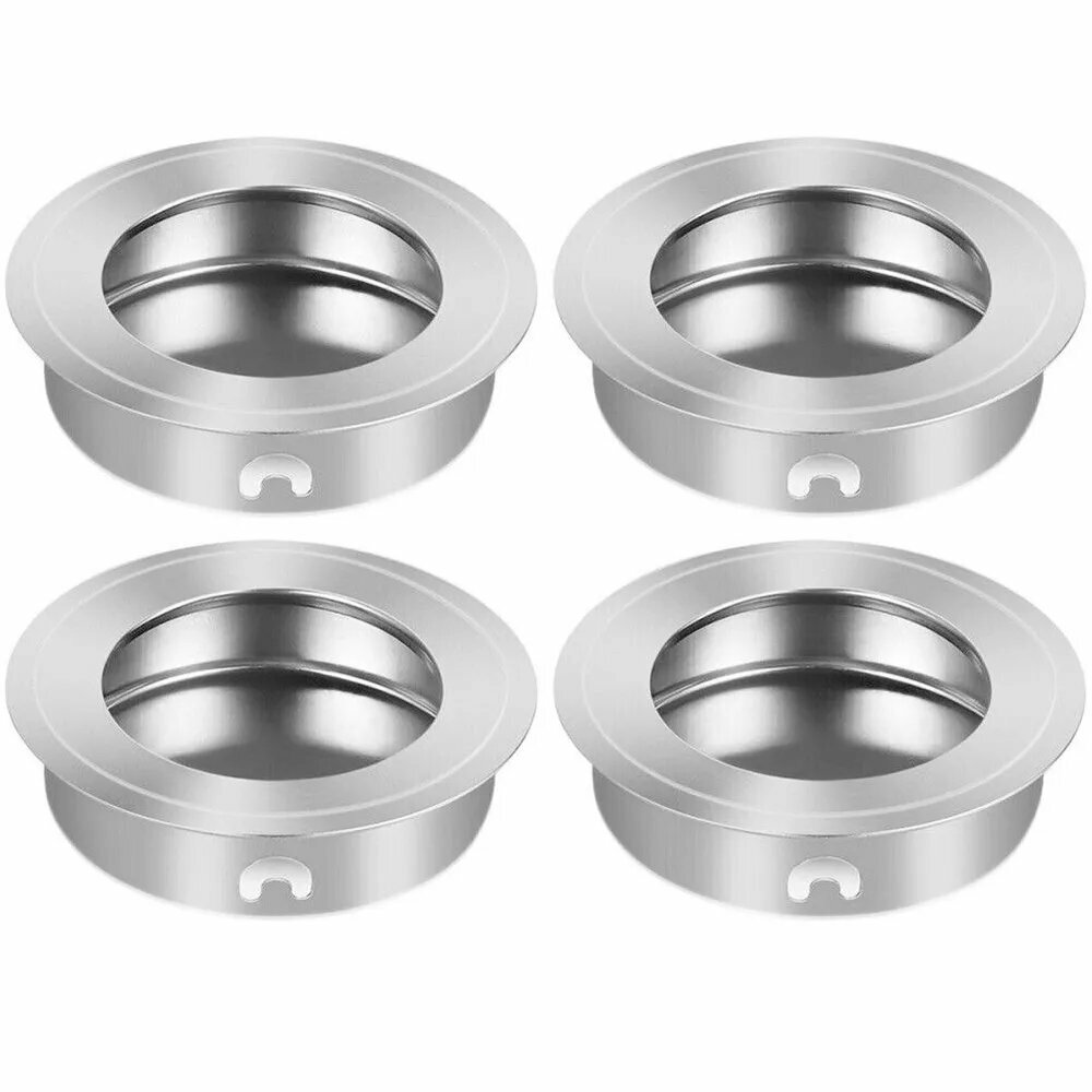 OZ-TWTU 4шт. Ручка для раздвижной двери с выдвижным креплением, утопленная, с карманом, врезная, с краем