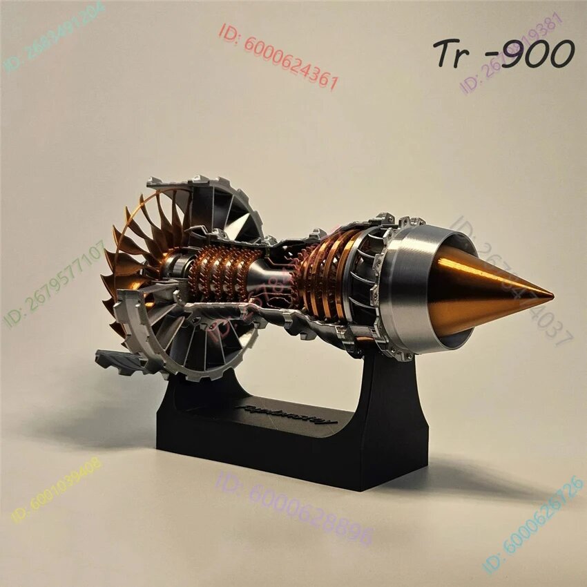 27 см мини турбовентилятор модель двигателя самолет комплект пластиковый DIY научный эксперимент реактивный самолет двигатель модели силовая игрушка