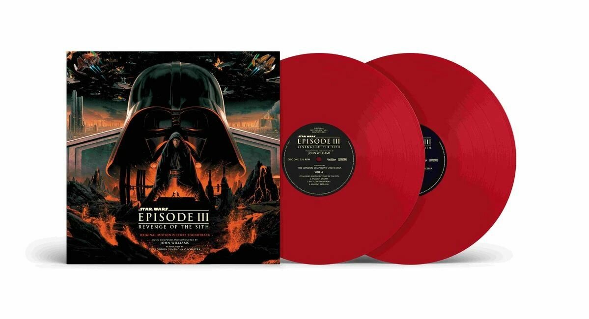 Виниловая пластинка OST - Star Wars: Revenge Of The Sith (John Williams) (2LP, Красный винил) Limited, 2025