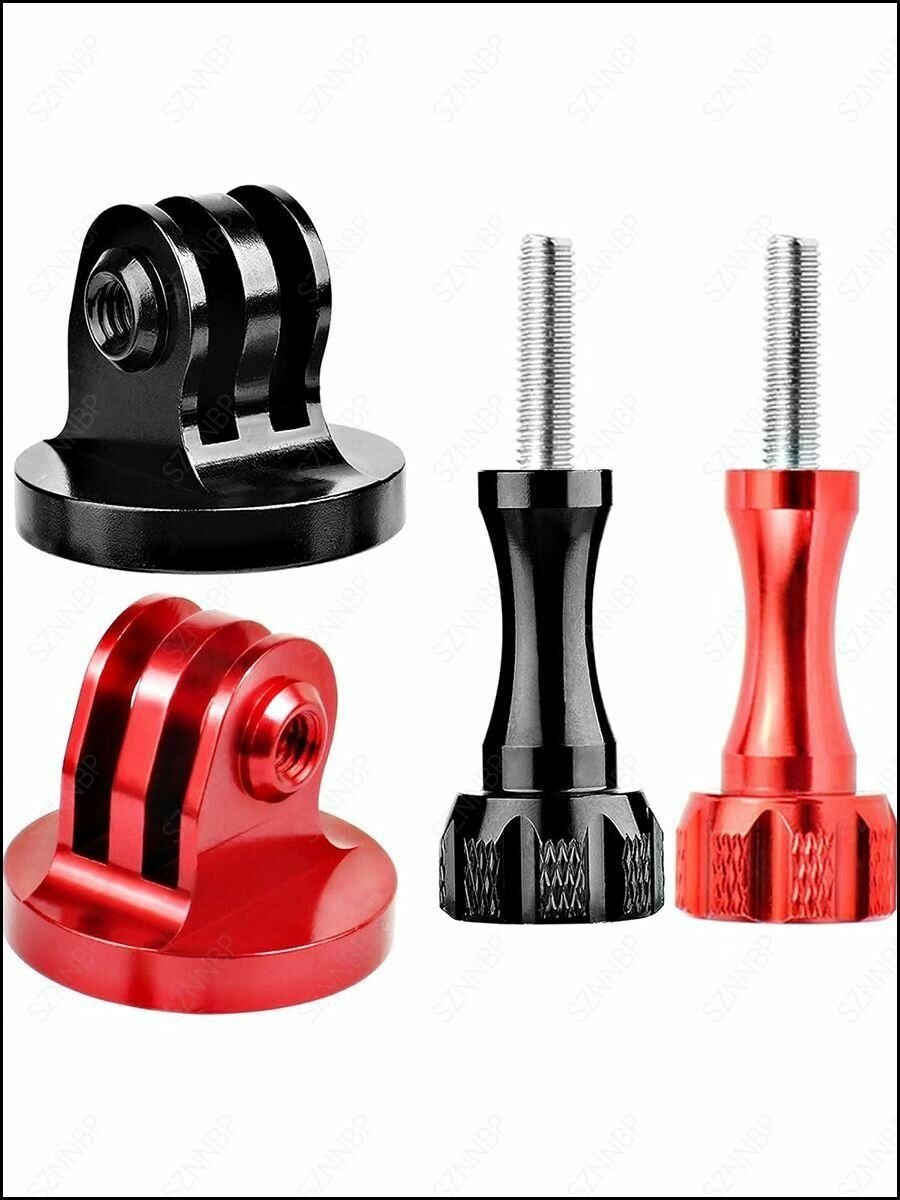 1PCS Алюминиевый штатив крепления адаптер резьбовой экшн-камеры аксессуары для GoPro Hero 13 12 11 10 9 8 7, DJI Osmo Action 5 Pro 3 4 , Insta 360 X5 X X2 X3 X4 GO2 GO3s