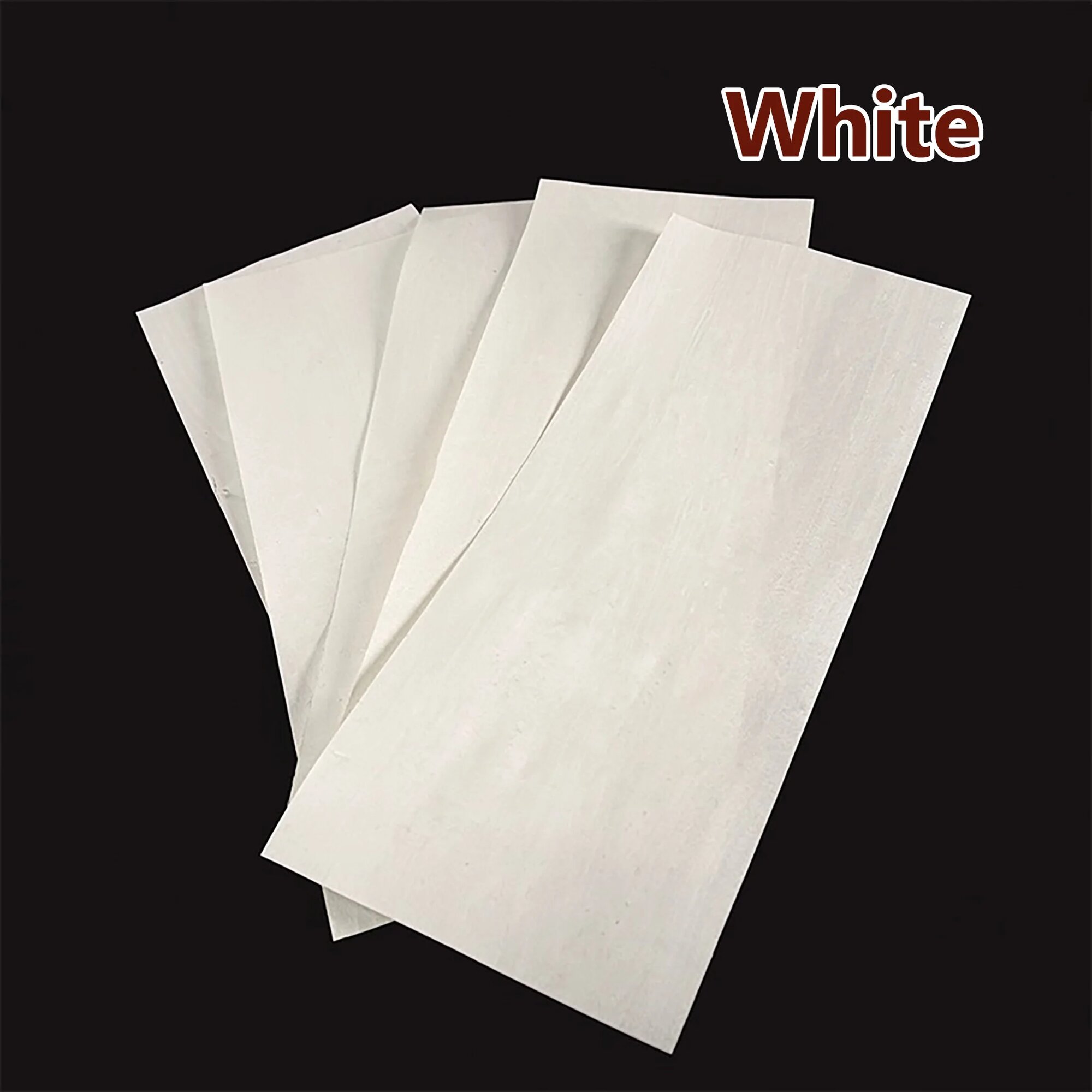 Натурально окрашенный кленовый шпон Белый, белый