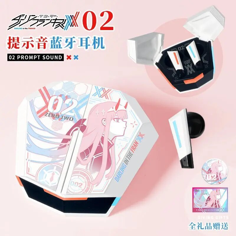 Наушники AEVYVKV DARLING "in The FRANXX", с активным шумоподавлением, Bluetooth 5.3