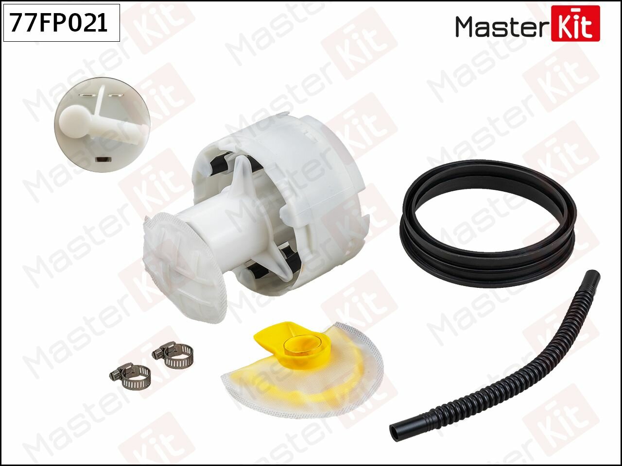 Насос топливный Audi A64F2C6 04-11VW Passat3B2 96-01 3bar MasterKit 77FP021
