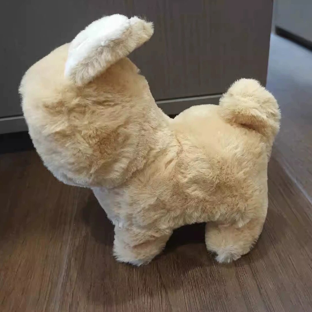 Игрушка-собака, Абстрактная, Светящаяся, Мягкая, Из Ткани, Для Всех Возрастов