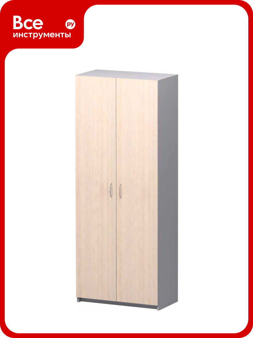Закрытый шкаф Комфорт-Питер Бюджет 402651, 402880, 096 Дуб Сонома, серый 2554.030.091