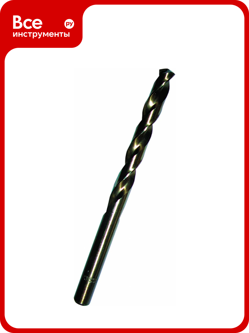 Сверло удлиненное по металлу 5.1x132 мм, Р6М5/HSS РемоКолор 35-5-551