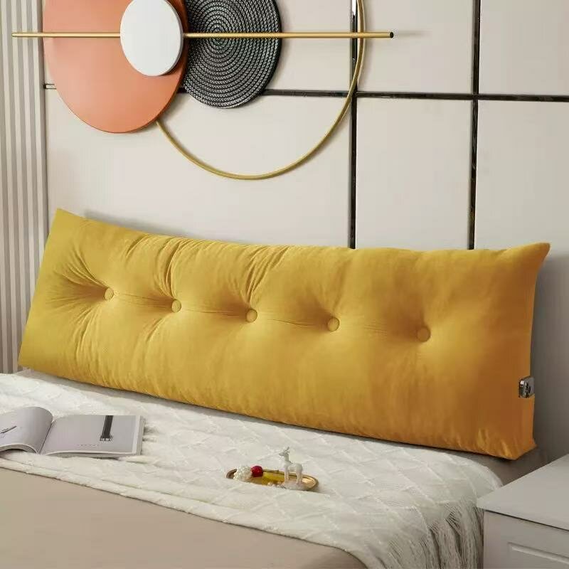 Подушка для изголовья G3iufHCy, удобная, клиновидная, белая/слоновая кость, 150x40x12 см