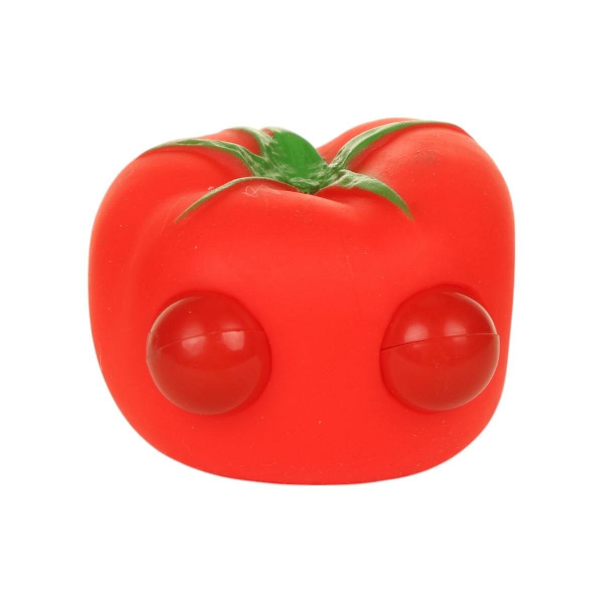 Антистресс-игрушка «Мякиш с глазами помидорка», термопластичная резина, красный