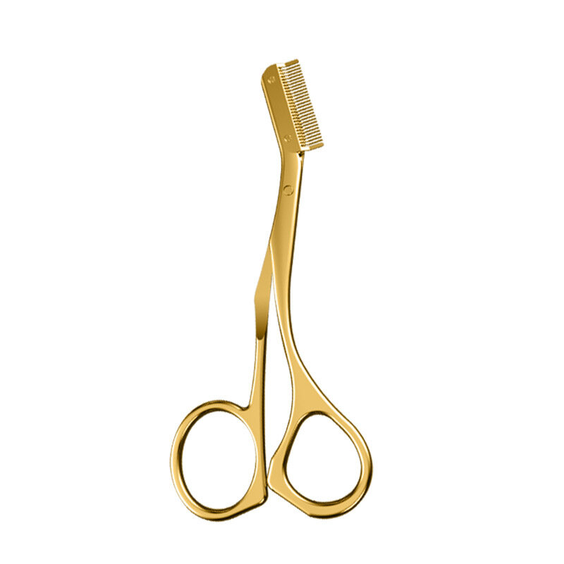 Нержавеющие ножницы для бровей с расческой, маленькие ножницы для красоты бровей, эксклюзивные ножницы для ресниц, инструменты для макияжа, специальные ножницы для стрижки бровей