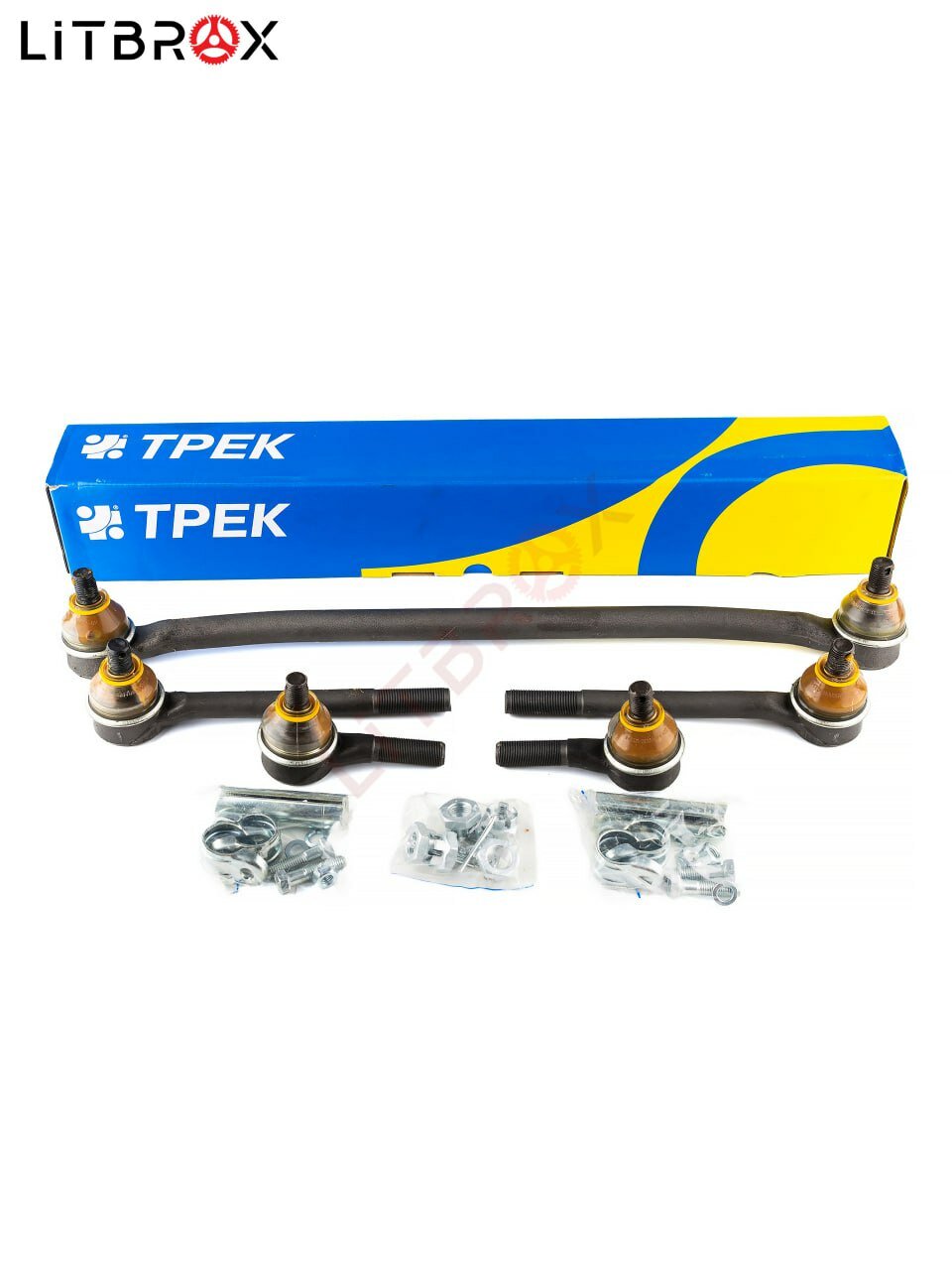 Комплект тяг рулевой трапеции со скруткой и крепежом трек "классика" ВАЗ LADA 2101-07 / ST70-101 / 2101-3003010