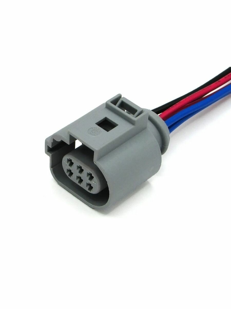 Разъём 6 pin CARGEN AX8146 датчика дроссельной заслонки для Audi, Seat, Skoda, Volkswagen / Ауди, Сеат, Шкода, Фольксваген