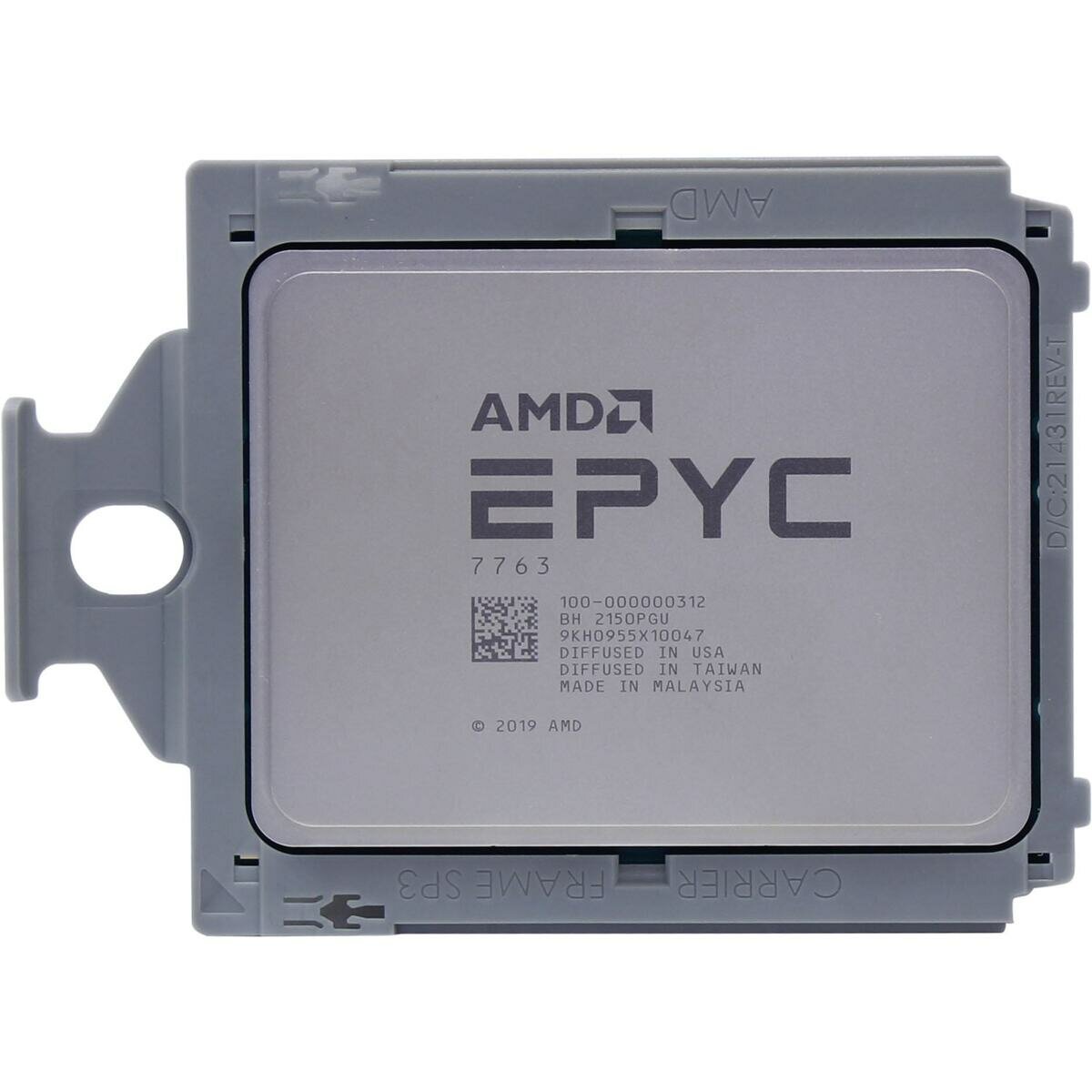 Amd Процессор AMD EPYC 7763 OEM 2.45 ГГц - 3.5 ГГц/64 ядра/256 Мб/280 Вт/Socket SP3 (LGA4094)