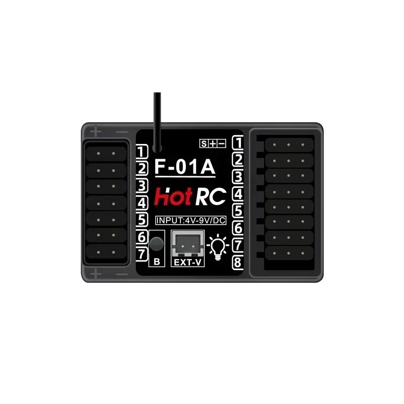 HOTRC приемники радиоуправления 4/6/8 каналов F-01A Light Control