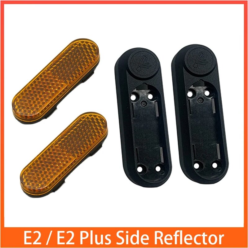 Оригинальный светоотражающий чехол для Ninebot E2 E2 Plus, защита переднего колеса электрического скутера, отражатель, аксессуары для самоката