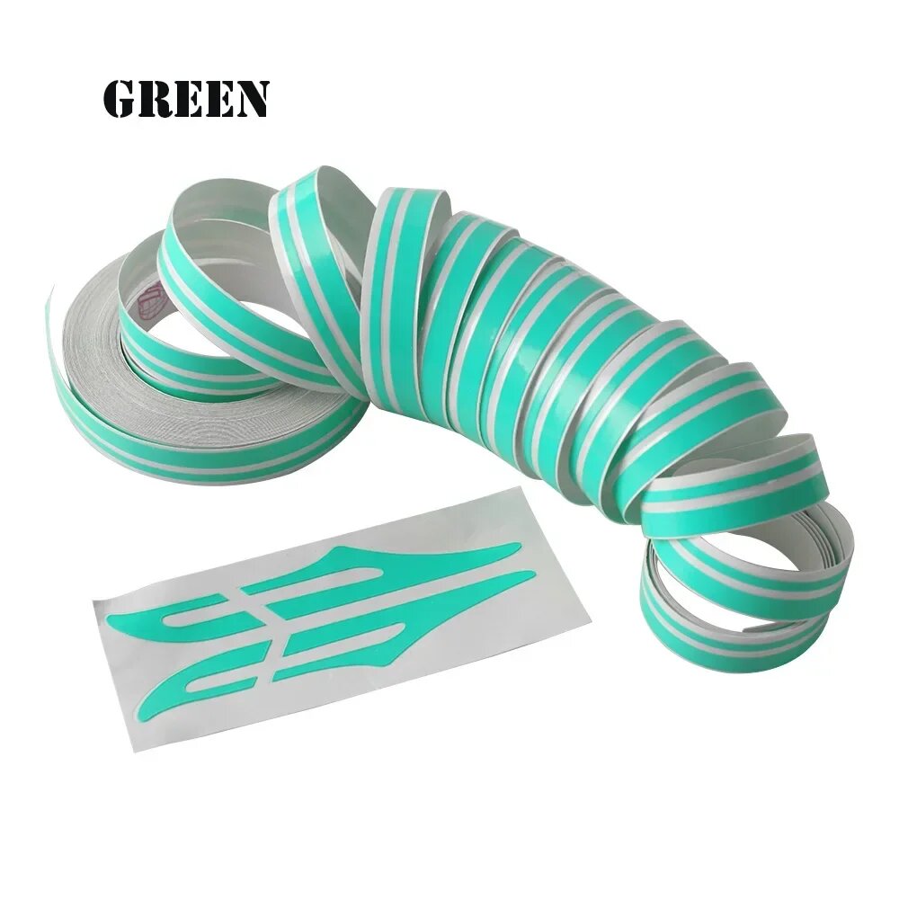 Наклейка на кузов автомобиля, green, 9,8 м/рулон