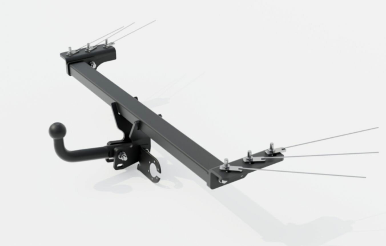 Фаркоп Tenet T4 2025-, Chery Tiggo 4 2024- крепление шара на двух болтах, Sheriff.6012.12