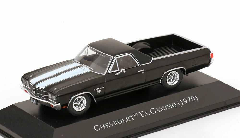 Модель коллекционная ALTAYA Chevrolet el camino 1970 black white