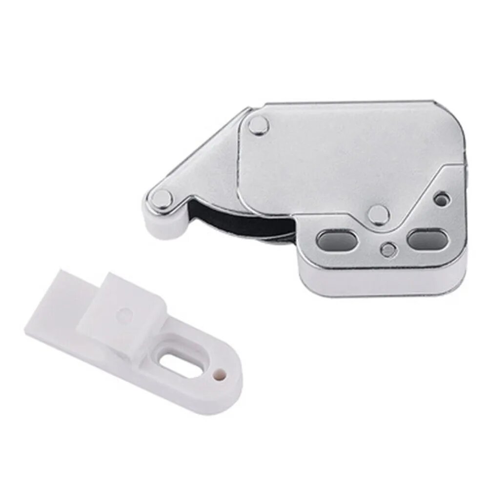 Нажимная защелка для люков Mini Latch Hafele с ответной частью