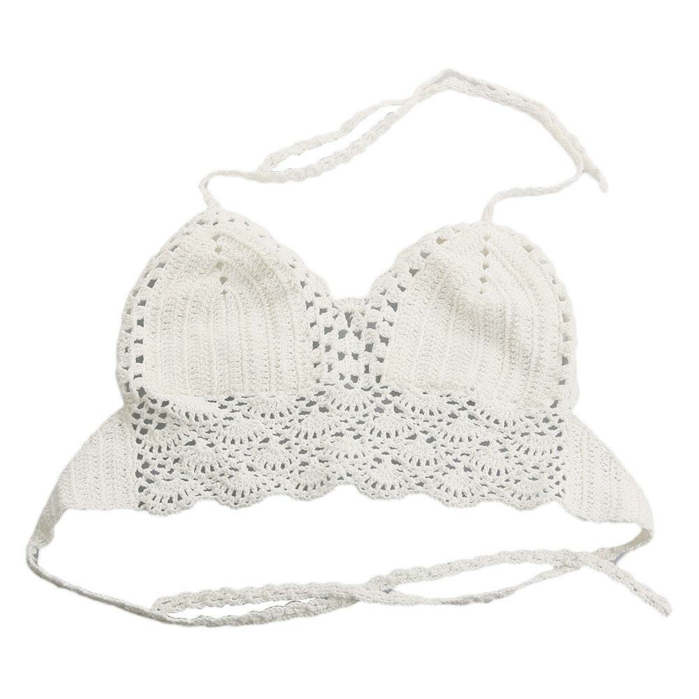 Кружевной купальник-бикини, Белый - Один размер