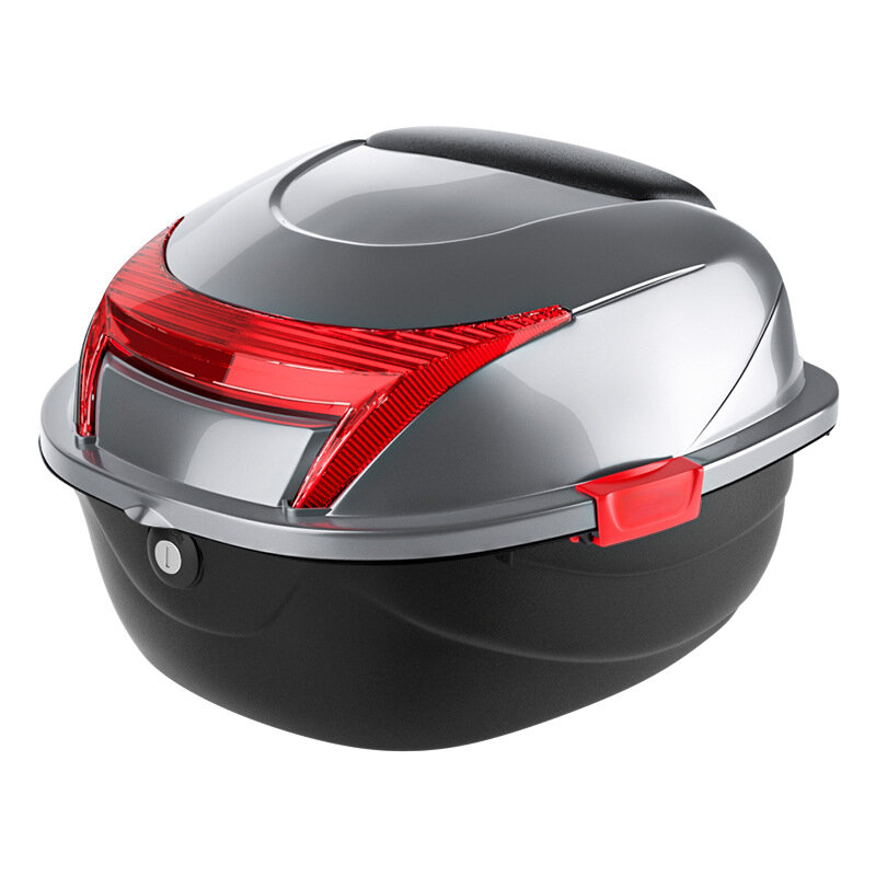 Универсальный утолщенный большой противоударный ящик для хранения для электросамокатов и мотоциклов, ящик для инструментов, задний багажник.