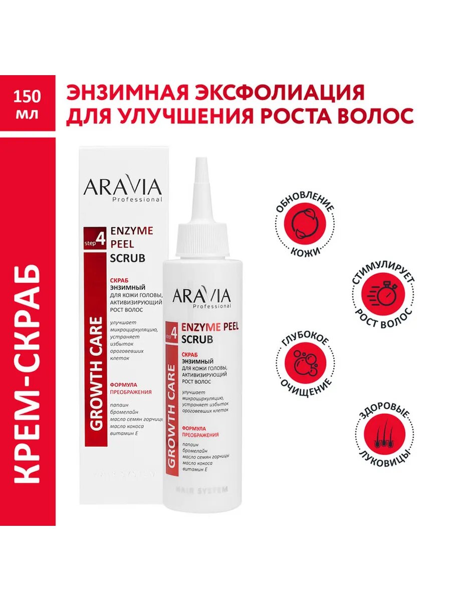 Скраб для кожи головы Enzyme Peel Scrub энзимный, активизиру