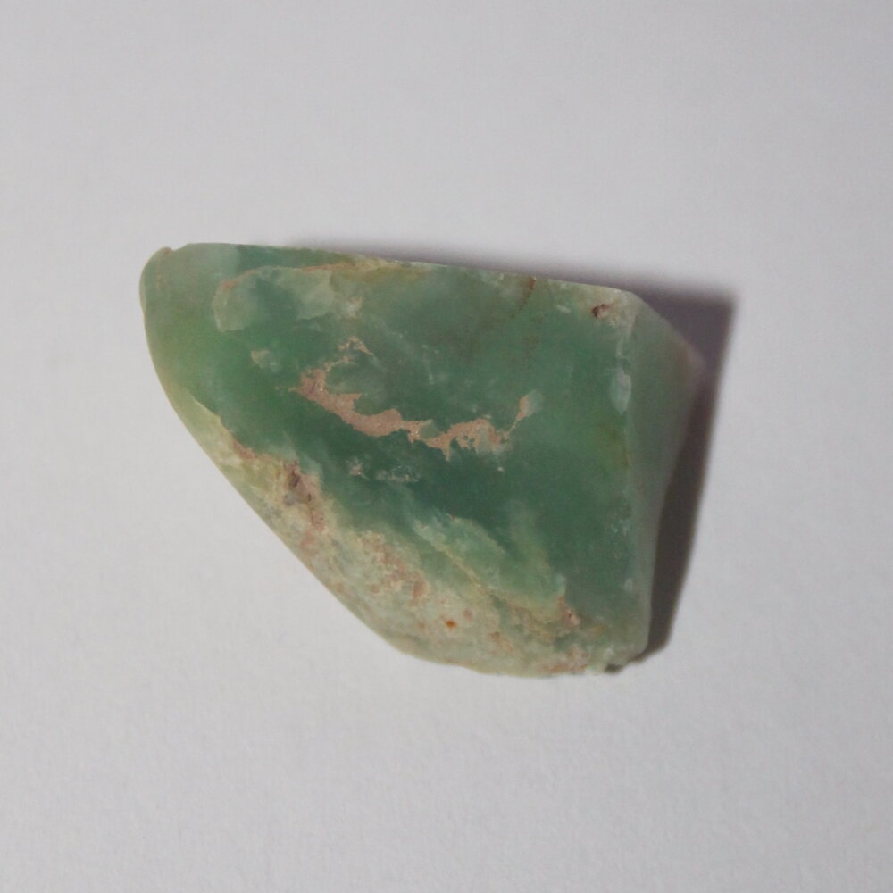 Хризопраз натуральный, коллекционный образец, Казахстан, "True Stones"