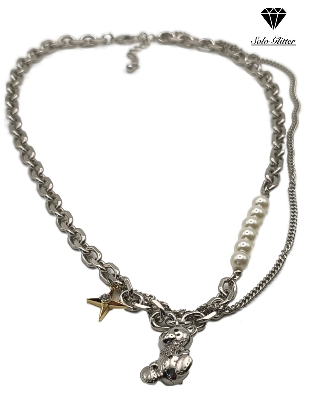 Колье, стекло