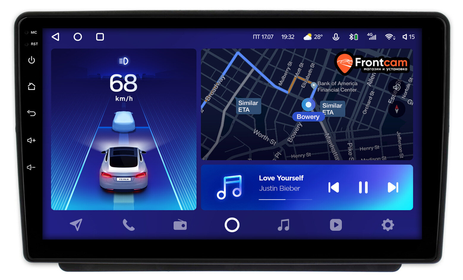 Штатная магнитола Teyes CC2 PLUS 6/128 9" RM-9-1256 Land Rover Freelander 2003-2006 Android 10 (4G-SIM, DSP, QLed)