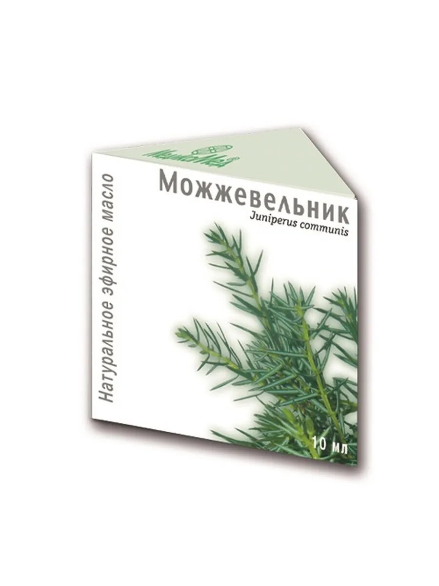 Масло эфирное можжевельник 10 мл в индивидуальной упаковке