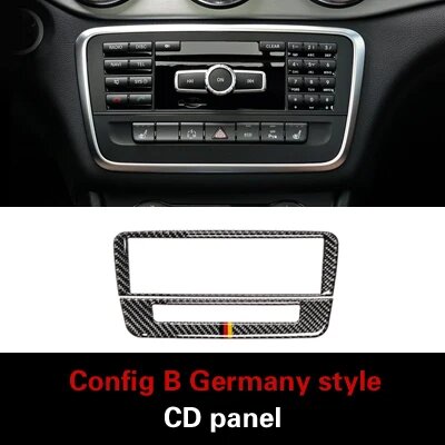 Панель CD из углеродного волокна для Mercedes W176 W246 B Germany Style