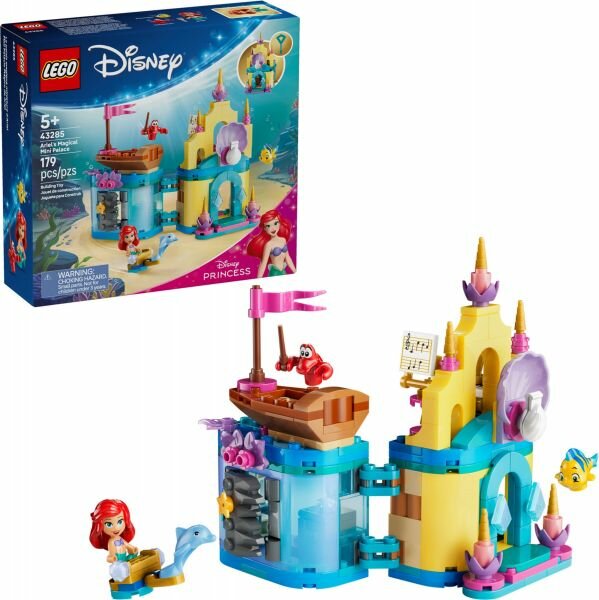 Lego 43285 Disney Волшебный мини-дворец Ариэль