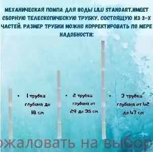Помпа для воды Shimei механическая для 12-19л бутылей голубого цвета — фото 1