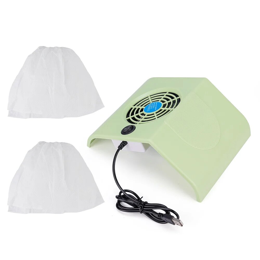 Мини пылесос для маникюра, light green