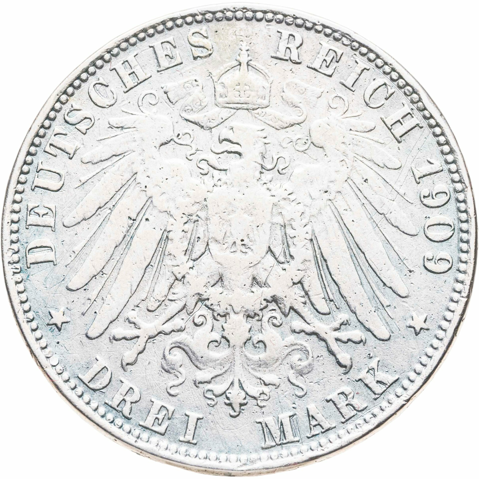 Германия (Империя) 3 марки (mark) 1909 A Пруссия