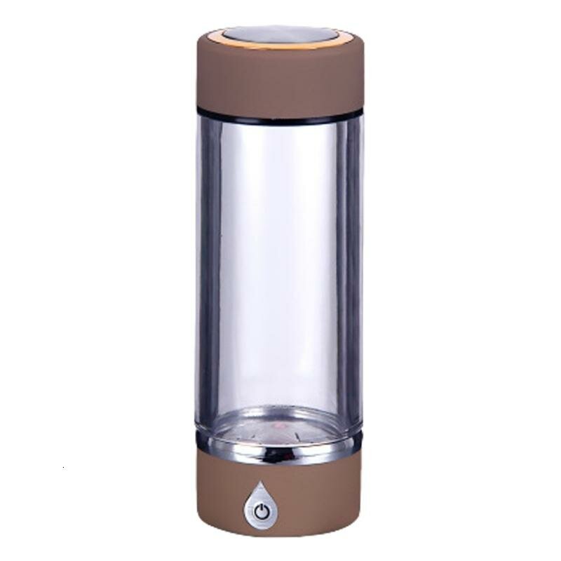 Богатая водородом вода, двухслойная разделительная чашка для электролиза с магнитным водопоглощением, поглощающая водород чашка, портативная перезаряжаемая водородная чашка-синий