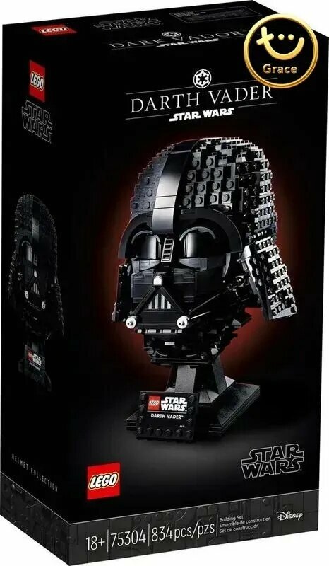 Конструктор LEGO Star Wars Шлем Дарта Вейдера, 834 детали, возраст от 18+, 75304