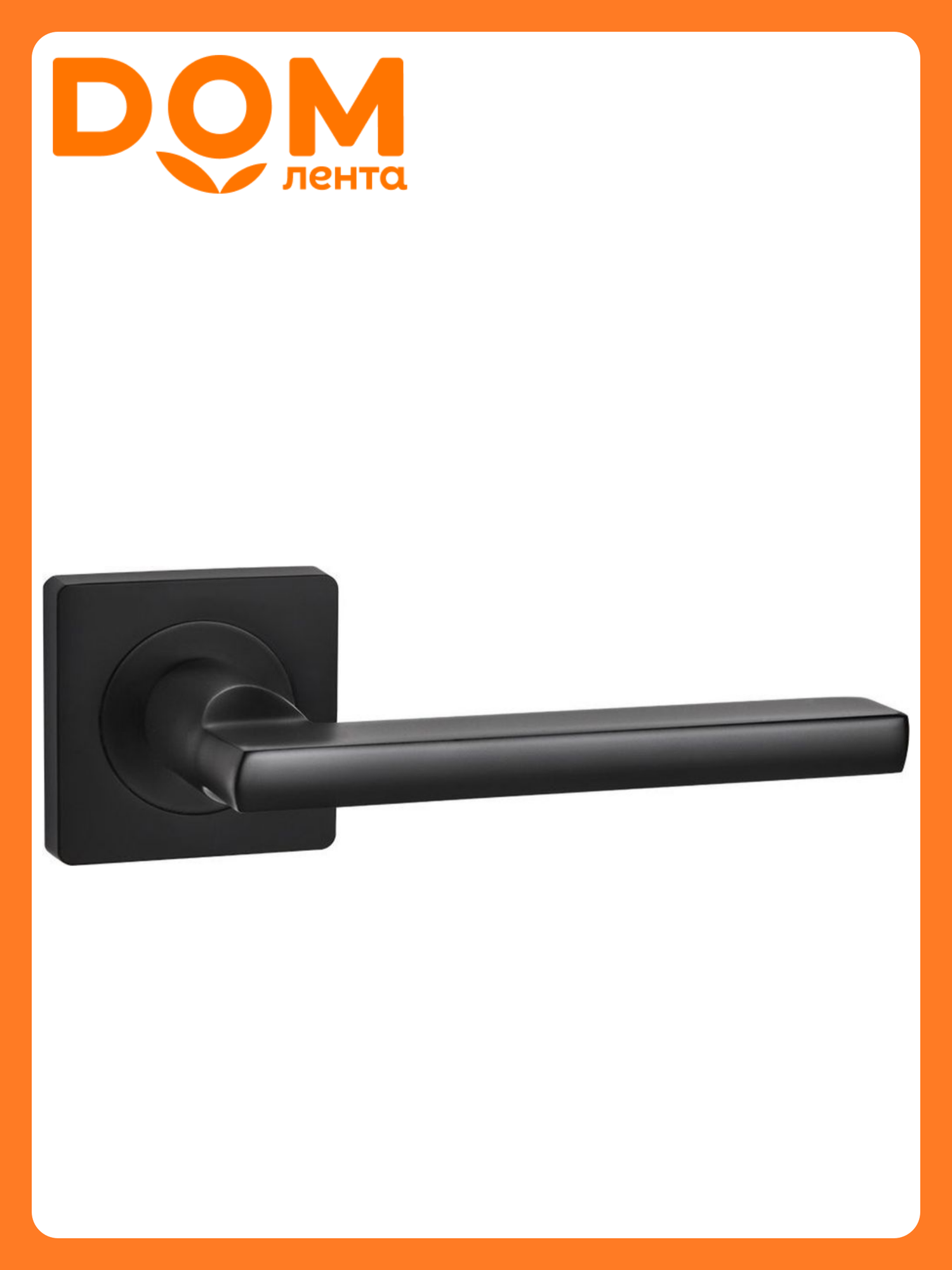 Дверная ручка раздельная K. JK51. POLO (POLO JK) BL-24 черный