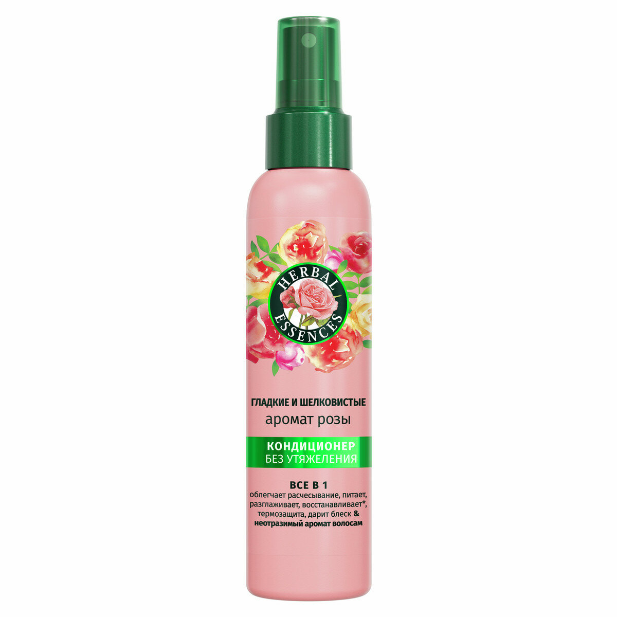 Спрей-кондиционер для волос Herbal Essences Все в 1 роза, 145мл