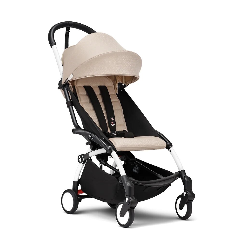 Прогулочная коляска Stokke YOYO 3 White 6+, цвет Bonpoint LE (Кремовый), артикул производителя 646001 / 649301