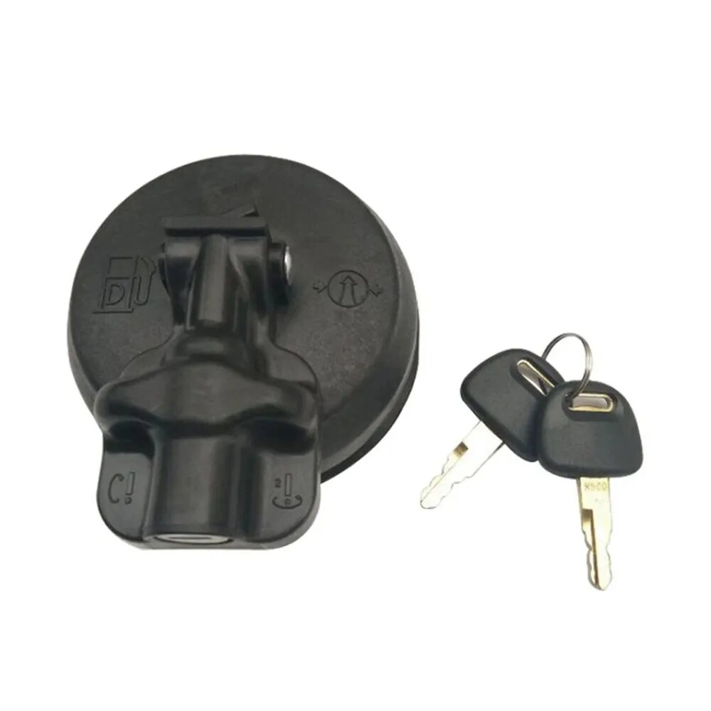 Крышка бензобака для Hitachi Zax200 210 240 360-5G, арт. FYA00010024, 3 шт, ABS, черная, с ключами