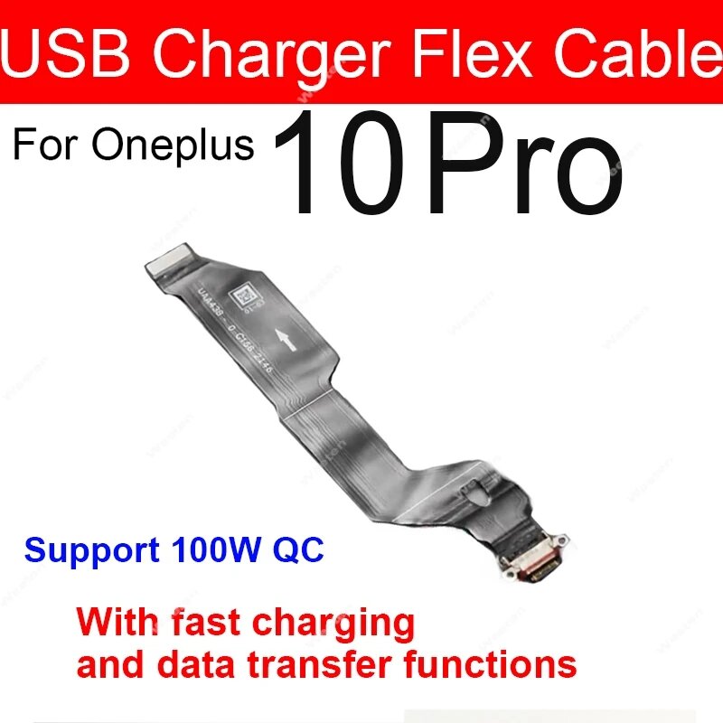 Шлейф разъема зарядки USB для OnePlus 10 Pro, 10R, 10T, 11, 11R, шлейф порта зарядки, запчасти для замены