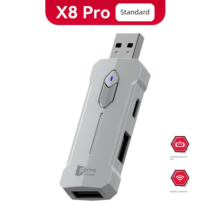 База игрового контроллера X8 Pro с Bluetooth 5.3 и функцией автоматической прицеливания, черный для ｃａｌｌ of Duty Mobile