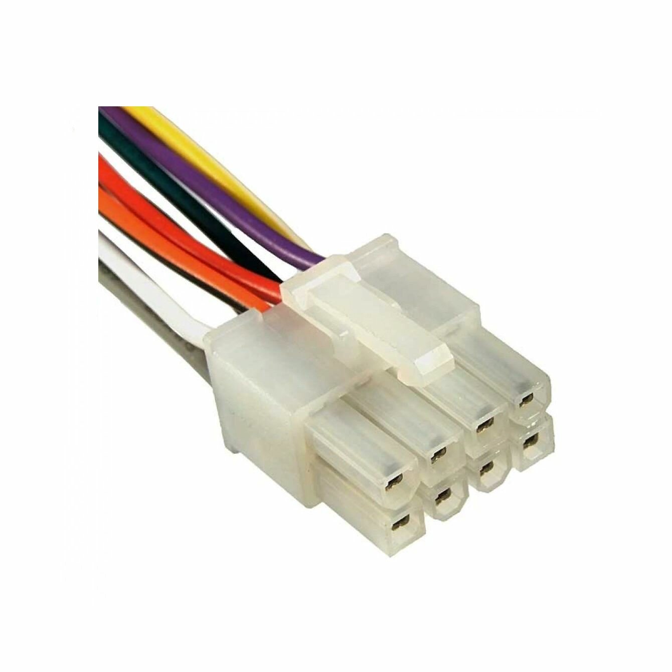 1 шт Межплатный кабель питания MF-2x4F wire AWG20 / разъем с вилкой типа Mini-Fit / длина кабеля 30 см