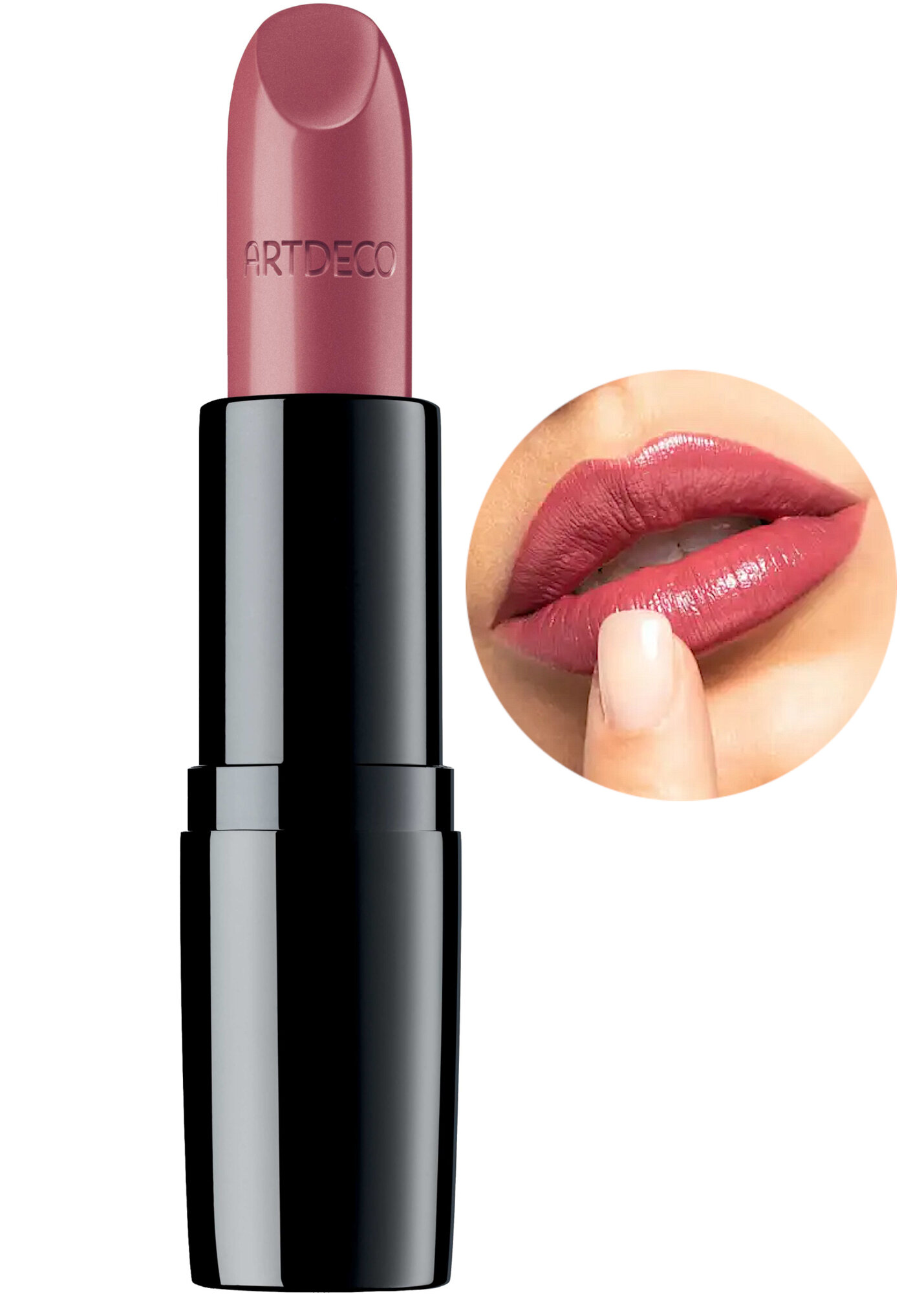 ARTDECO Помада для губ тон 885 Темно-розовый перламутр Perfect Color Lipstick увлажняющая 4 г