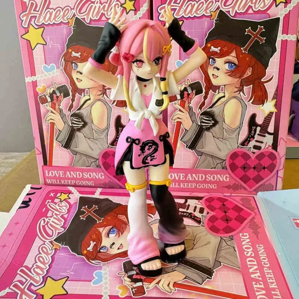 Haee Girls Коллекционная PVC-фигурка серии Музыкальная сцена для женских айдол-групп