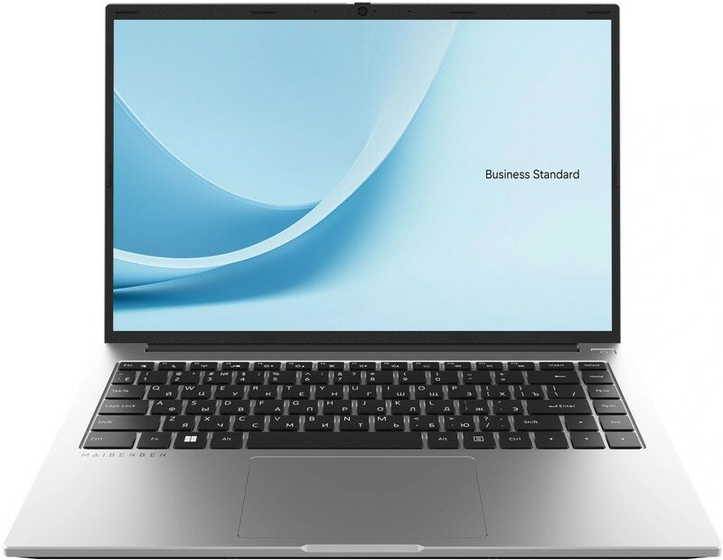 Ноутбук MAIBENBEN B114B-R566UM, 14.5", IPS, AMD Ryzen 5 6600H 3.3ГГц, 6-ядерный, 16ГБ DDR5, 512ГБ SSD, AMD Radeon 660M, Windows 11 Pro, серебристый (b114b-r566umfqspsre1)